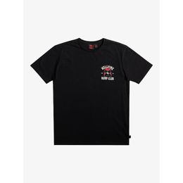 Quiksilver T-Shirt »x Stranger Things Hell Fire Surf Club« schwarz M M Stoff: Baumwollstoff