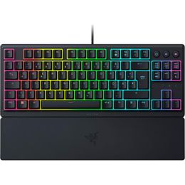 Razer Gaming-Tastatur &raquo;Ornata V3 Tenkeyless&laquo; (Fn-Tasten Gaming-Modus Handgelenkauflage Lautst&auml;rkeregler Makrotasten Multimedia-Tasten...