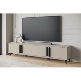 Inosign Lowboard »Helsinki, TV-Kommode Breite 180cm« 1 Stk. tlg. modernes Design, 3 Klapptüren congo Moderne Trendfarben und hochwertige...