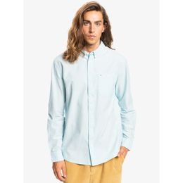Quiksilver Langarmhemd »Winfall« Airy Blue L - L L L Stoff: Baumwollstoff [125 g/m2]