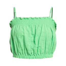 Roxy Crop-Top &raquo;Bikini Vibes&laquo; Absinthe Green S S Stoff: Mittelschweres...