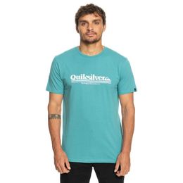 Quiksilver T-Shirt »Between The Lines« Brittany Blue XXL XXL Stoff: Baumwoll-Jersey-Stoff [160 g/m2]