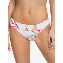 Roxy Bikini-Hose »Lahaina Bay« Bright White Tropic Call S XL - US-Größen US-Größen XL Stoff: weicher, widerstandsfähiger...
