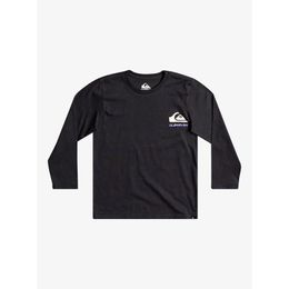 Quiksilver Langarmshirt »Flaming Box« schwarz 5(108-114 cm) 5(108-114 cm) Stoff: Leichter Baumwolljersey