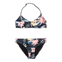 Roxy Triangel-Bikini »Flowers Addict« Anthracite S Rg Tropical Breez 10(140-148cm) - Cup B Cup B 10(140-148cm) Stoff: Weicher, ,...