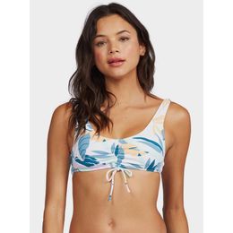 Roxy Bandeau-Bikini-Top &raquo;Beach Classics&laquo; Snow White Noumea Floral XXL - Cup B Cup B XXL Stoff: Weicher, widerstandsf&auml;higer...