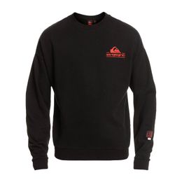 Quiksilver Sweatshirt »x Stranger Things Reefer Crew« schwarz M M Stoff: Baumwollstoff