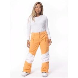 Roxy Snowboardhose »Chloe Kim Woodrose« Mock Orange XS XS Umweltfreundliches Material: Schaftgewebe...