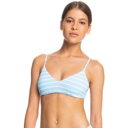 Roxy Triangel-Bikini-Top »Into the Sun Athletic Triangle« Cool Blue S Linea Stripe L - Cup B Cup B L Stoff: Weicher, ,...
