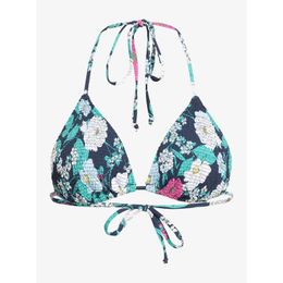 Roxy Triangel-Bikini-Top »Blossom Babe Smocked« Mood Indigo S Blossom Babe XS - Cup B Cup B XS Stoff: Weicher, ,...
