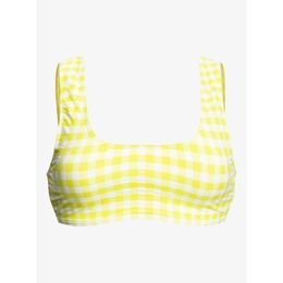 Roxy Bandeau-Bikini-Top »Beautiful Sun« Limeade Large Castle S L - Cup B Cup B L Stoff: Gewebter, texturierter Stoff mit...