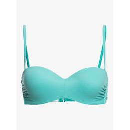 Roxy Bandeau-Bikini-Top »Love The Beach Vibe« blau M - Cup B Cup B M Stoff: Weicher, robuster, ,...
