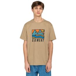 Element T-Shirt »Trekka« Khaki XL XL Umweltfreundliches Material: Jersey-Stoff...