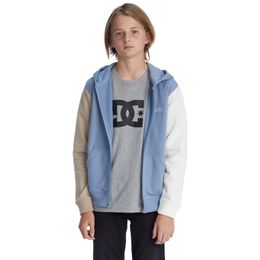 DC Shoes Kapuzensweatjacke »Riot« Faded Denim Colorblock 8(125-130cm) 8(125-130cm) Stoff: Leichter, gebürsteter SweatStoff aus...