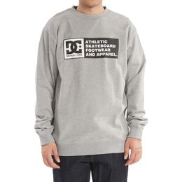 DC Shoes Sweatshirt »DC Density Zone« Heather Grey L L Stoff: mittelschwerer Baumwollstoff