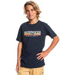 Quiksilver T-Shirt »Lined Up« Navy Blazer 8(125-130cm) 8(125-130cm) Ärmel: kurzärmlig