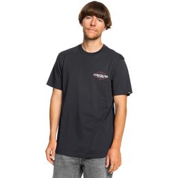 Quiksilver T-Shirt »Omni Sign« Dark Navy M M Stoff: Baumwoll-Jersey-Stoff [160 g/m2]