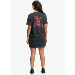 Quiksilver Shirtkleid »Quik x Stranger Things Upside Down« schwarz M - US-Größen US-Größen M Stoff: Jersey aus Baumwolle