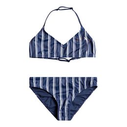Roxy Triangel-Bikini »Just Good Vibes« Mood Indigo S At Down Stripe V 8(125-130cm) - Cup B Cup B 8(125-130cm) Stoff: weicher, widerstandsfähiger...
