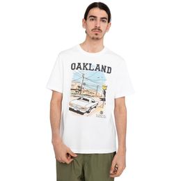 Element T-Shirt »Oakland Worldwide« Optic White S S Material: Single-Jersey-Stoff aus...