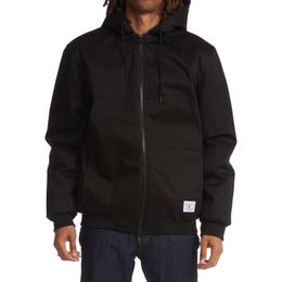 DC Shoes Outdoorjacke »Rowdy« mit Kapuze schwarz L L Stoff: Mischgewebe aus Baumwolle und...