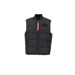 Alpha Industries Funktionsweste »Puffer Vest« black L L Polyester Tafetta Stoff