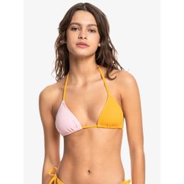 Quiksilver Triangel-Bikini-Top »Colour Block« Sunflower XL - Cup B Cup B XL Stoff: Frottee-Stoff mit Handtuch-Textur
