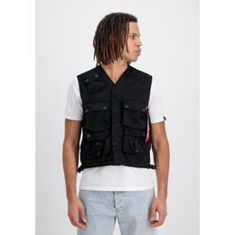 Alpha Industries Funktionsweste »Military Vest« black XL XL 2 Innentaschen mit Druckknopf