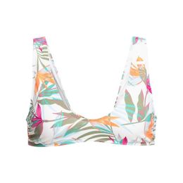 Roxy Triangel-Bikini-Top »Beach Classics« Bright White Floral Of Paradis XXL - Cup B Cup B XXL Stoff: Weicher, ,...
