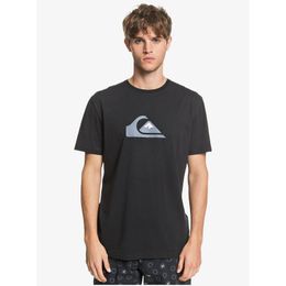 Quiksilver T-Shirt »Comp Logo« schwarz S S Stoff: leichter Baumwoll-Jersey