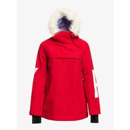 Roxy Snowboardjacke »Chloe Kim Overhead« Lychee XL XL Material: Ottomangewebe aus Polyester [RQL0]