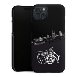 DeinDesign iPhone 15 Plus Handy Premium Case Smartphone Handyh&uuml;lle Schutzh&uuml;lle matt Skyline Official Licensed Product 1. Fc K&ouml;ln Premium Case