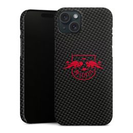 DeinDesign iPhone 15 Plus Handy Premium Case Smartphone Handyh&uuml;lle Schutzh&uuml;lle matt Rb Leipzig Official Licensed Product Carbon Premium Case