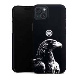 DeinDesign iPhone 15 Plus Handy Premium Case Smartphone Handyh&uuml;lle Schutzh&uuml;lle matt Attila Official Licensed Product Eintracht Frankfurt Premium Case