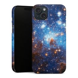 DeinDesign iPhone 15 Plus Handy Premium Case Smartphone Handyh&uuml;lle Schutzh&uuml;lle matt Weltall Star Galaxy Premium Case