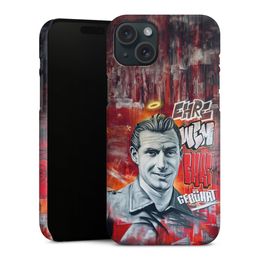 DeinDesign iPhone 15 Plus Handy Premium Case Smartphone Handyh&uuml;lle Schutzh&uuml;lle matt 1. Fc Kaiserslautern 1. Fck Fritz Walter Premium Case