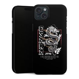 DeinDesign iPhone 15 Plus Handy Premium Case Smartphone Handyh&uuml;lle Schutzh&uuml;lle matt Ocean Dragon Japan Premium Case