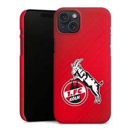 DeinDesign iPhone 15 Plus Handy Premium Case Smartphone Handyh&uuml;lle Schutzh&uuml;lle matt 1. Fc K&ouml;ln Effzeh Official Licensed Product Premium Case