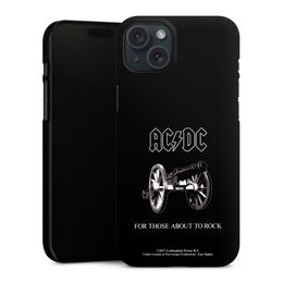 DeinDesign iPhone 15 Plus Handy Premium Case Smartphone Handyh&uuml;lle Schutzh&uuml;lle matt Music Acdc Merchandise Premium Case