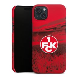 DeinDesign iPhone 15 Plus Handy Premium Case Smartphone Handyh&uuml;lle Schutzh&uuml;lle matt 1. Fck 1. Fc Kaiserslautern Official Licensed Product Premium Case