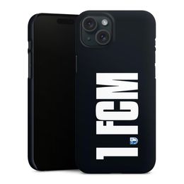 DeinDesign iPhone 15 Plus Handy Premium Case Smartphone Handyh&uuml;lle Schutzh&uuml;lle matt 1. Fcm 1. Fc Magdeburg Official Licensed Product Premium Case