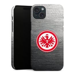 DeinDesign iPhone 15 Plus Handy Premium Case Smartphone Handyh&uuml;lle Schutzh&uuml;lle matt Eintracht Frankfurt Sge Logo Premium Case