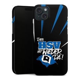 DeinDesign iPhone 15 Plus Handy Premium Case Smartphone Handyh&uuml;lle Schutzh&uuml;lle matt Ascent Hamburger Sv Hsv Premium Case