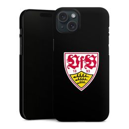 DeinDesign iPhone 15 Plus Handy Premium Case Smartphone Handyh&uuml;lle Schutzh&uuml;lle matt Vfb Stuttgart Coat Of Arms Official Licensed Product Premium Case