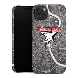 DeinDesign iPhone 15 Plus Handy Premium Case Smartphone Handyh&uuml;lle Schutzh&uuml;lle matt K&ouml;lner Haie Ice Hockey Official Licensed Product Premium Case