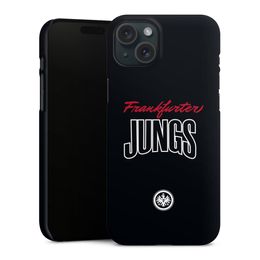 DeinDesign iPhone 15 Plus Handy Premium Case Smartphone Handyh&uuml;lle Schutzh&uuml;lle matt Eintracht Frankfurt Sge Official Licensed Product Premium Case