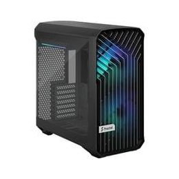 Fractal Design Torrent Compact RGB Black TG Light Tint, Tower-Geh&auml;use schwarz, Tempered Glass