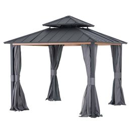 Sunjoy Vorhang für Zedernholz Gazebo 300cm x 300cm