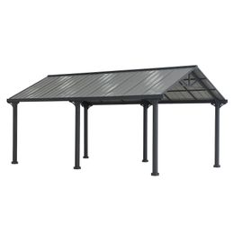 Sunjoy Stahl Carport EIGER - 367cm x 610cm, grau