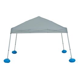 Sunjoy Stoff schwimmender Poolpavillon GRAN - 300cm x 300cm, grau